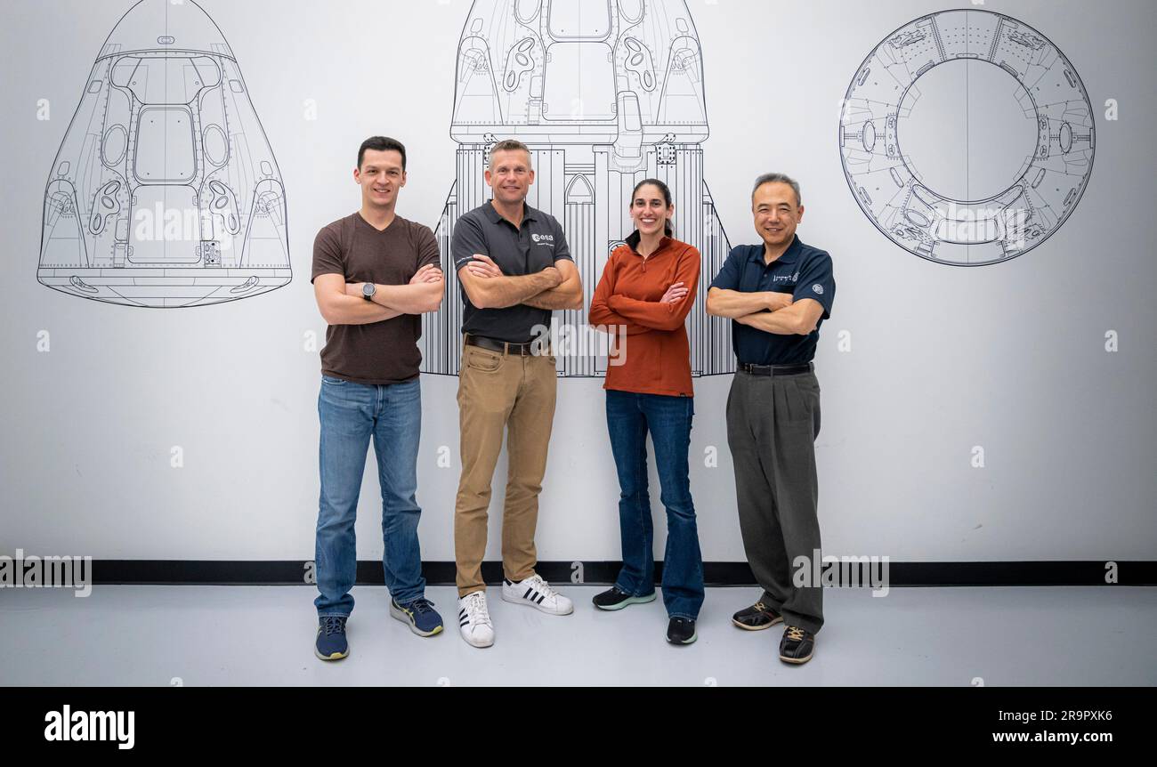 . SpaceX USCV-7 (Crew 7) Imagery provided by SpaceX Stock Photo - Alamy