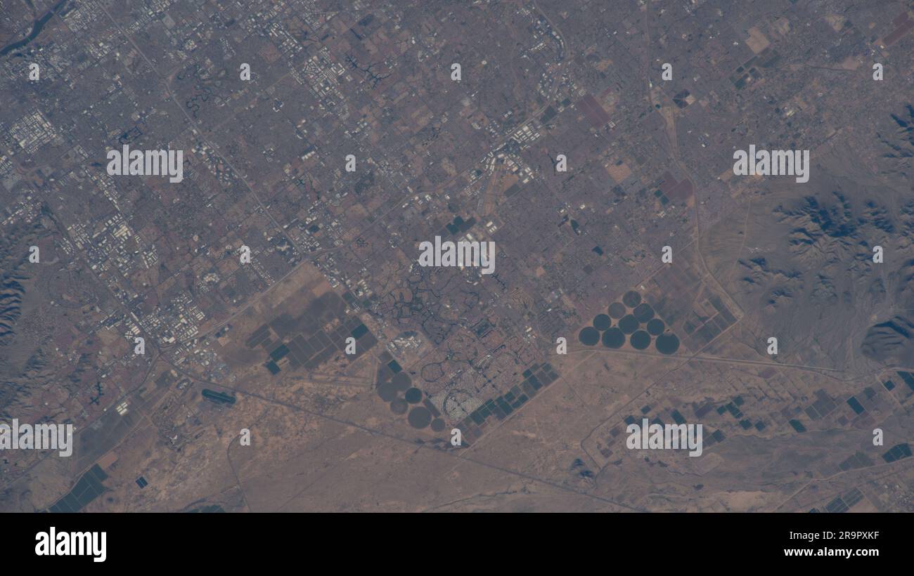 . iss068e051442 (Feb. 12, 2023) - Chandler, Arizona, southeast of the ...