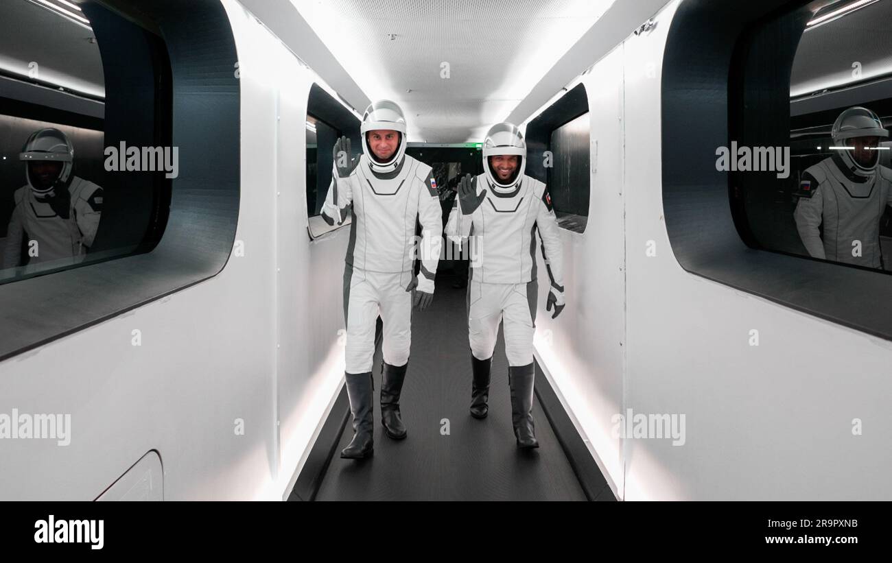 NASA’s SpaceX Crew-6 Launch - Astronauts Ingress at LC-39A. NASA’s ...