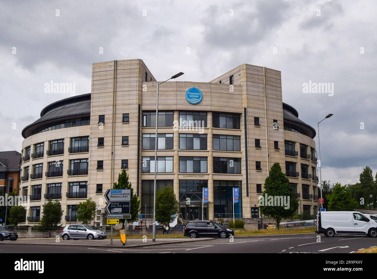 Reading, UK. 28th June 2023. Exterior view of the head office of Thames ...