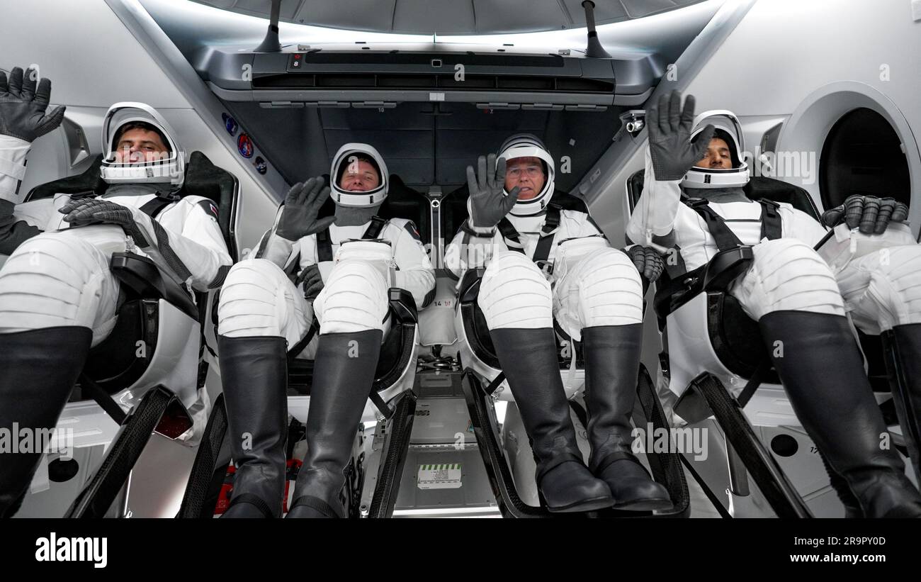 NASA’s SpaceX Crew-6 Launch - Astronauts Ingress at LC-39A. NASA’s SpaceX Crew-6 astronauts are ...