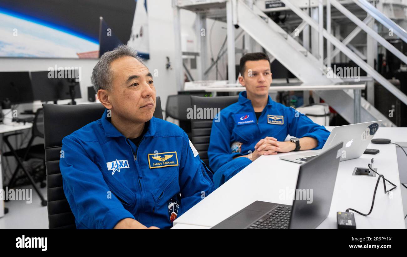 . SpaceX USCV-7 (Crew 7) Imagery provided by SpaceX Stock Photo - Alamy