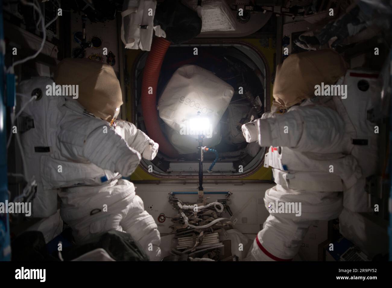 . iss069e011698 (May 20, 2023) - A pair of Extravehicular Mobility ...