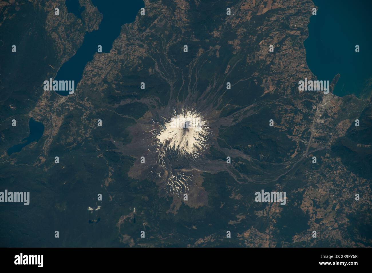 . iss068e040597 (Jan. 17, 2023) - Villarica Volcano, one of the most ...