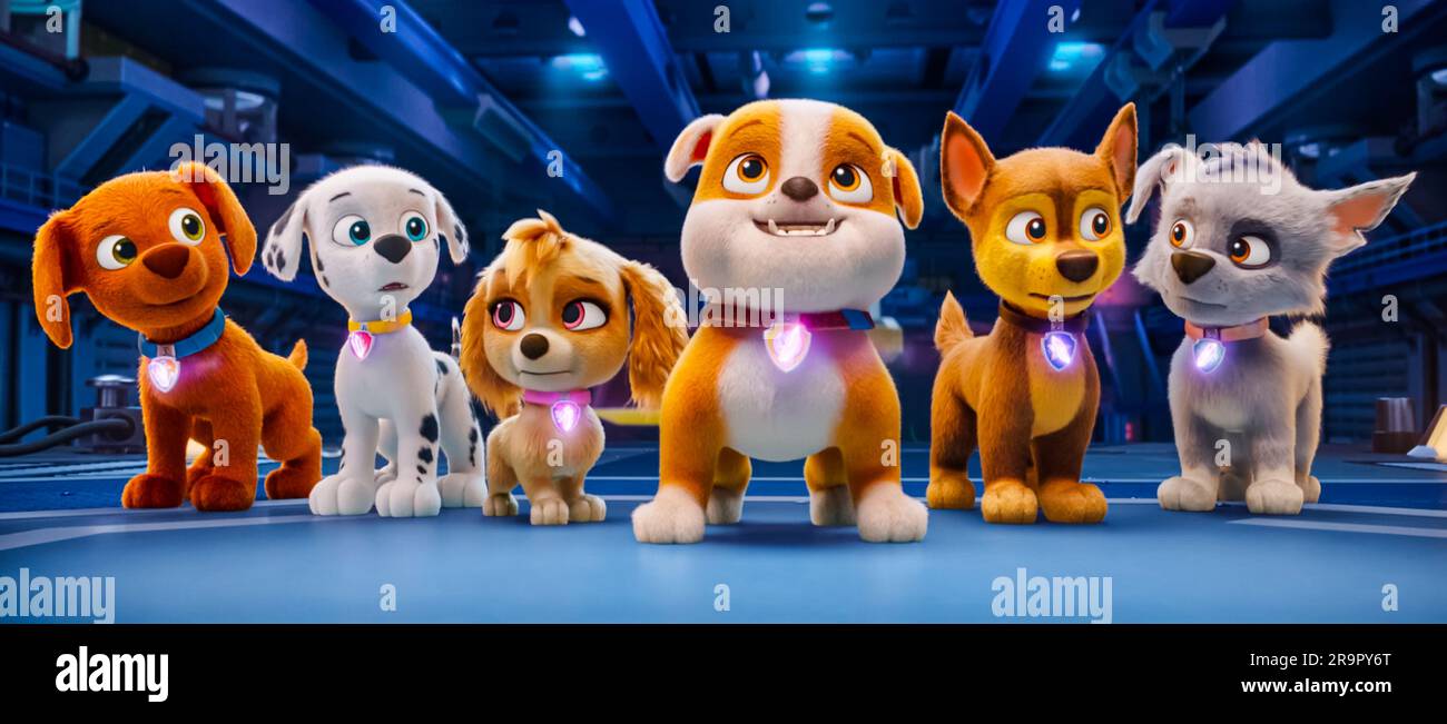 USA. A scene from the (C)Paramount Pictures new movie : PAW Patrol: The ...