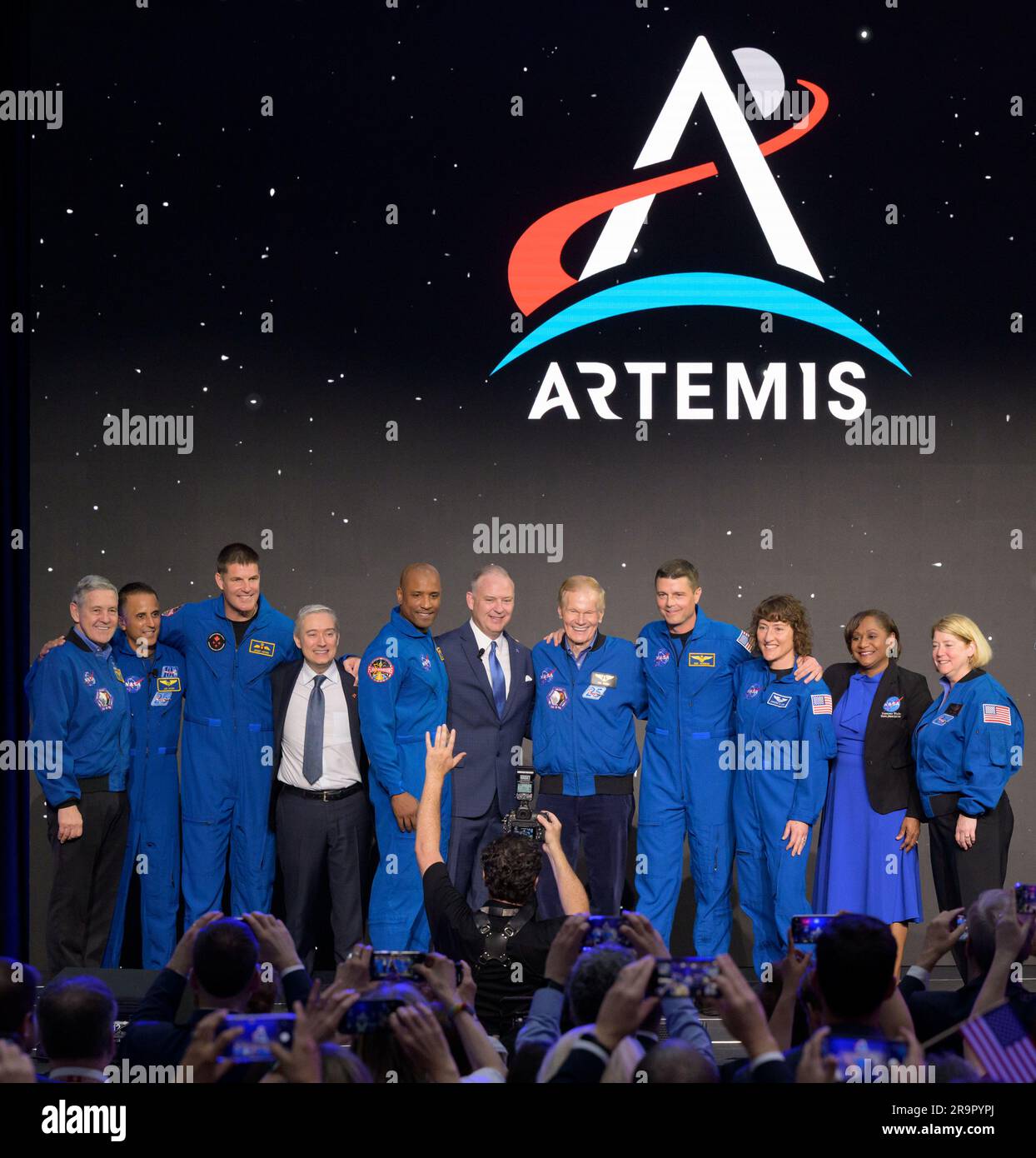 The Artemis II crew, including Reid Wiseman, Victor Glover, Christina ...