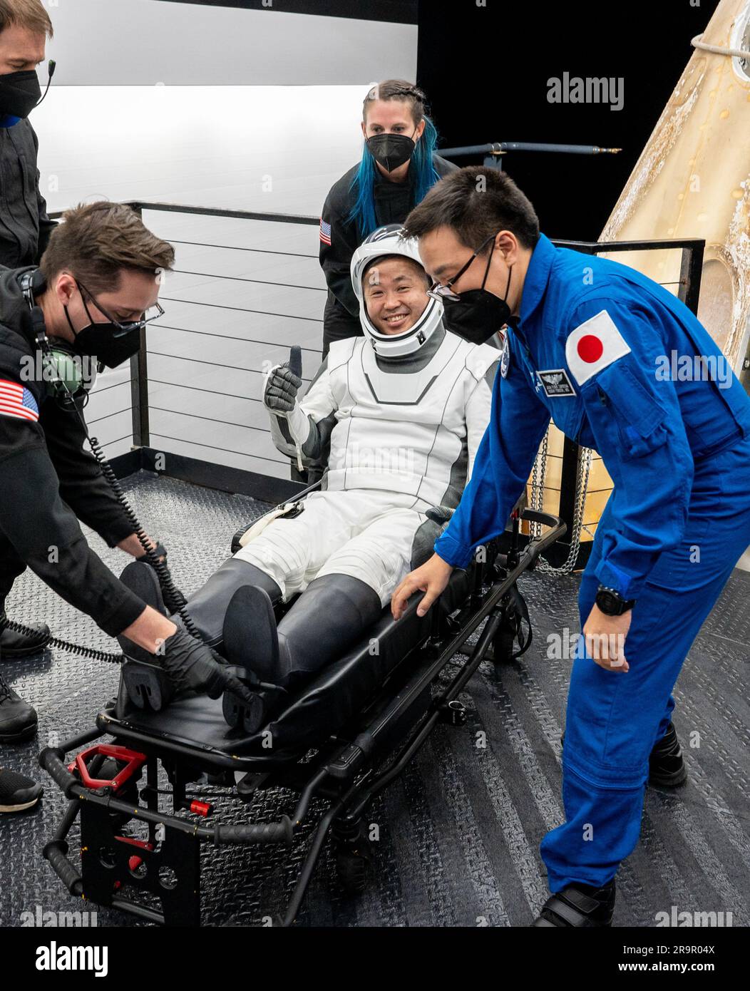 NASA’s SpaceX Crew-5 Splashdown. Japan Aerospace Exploration Agency (JAXA) astronaut Koichi ...