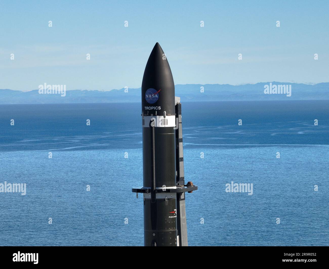 TROPICS Rocket Launch. A Rocket Lab Electron rocket stands on Pad B ...