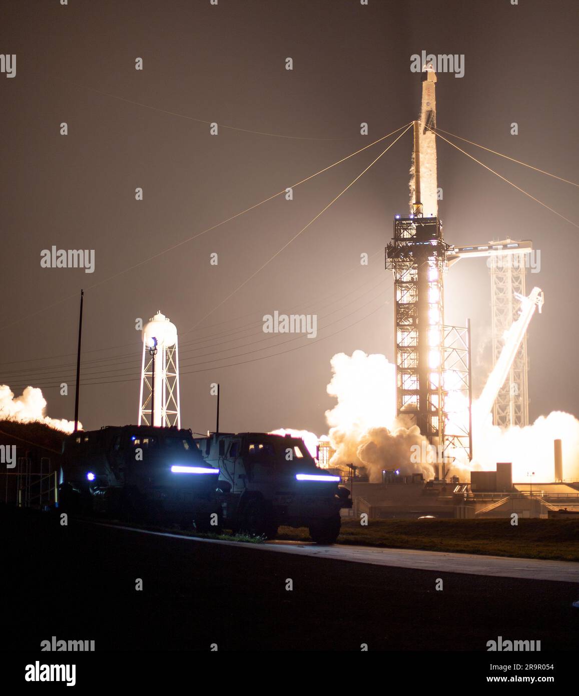 NASA’s SpaceX Crew-6 Launch. A SpaceX Falcon 9 rocket carrying the ...