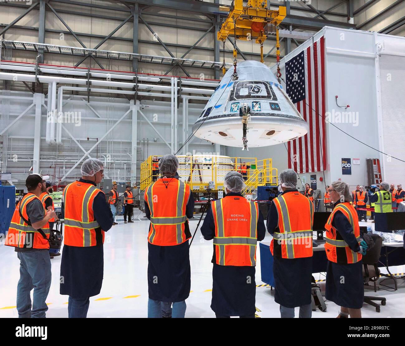 Boeing CFT Crew Module Mate to Service Module. The Starliner team ...