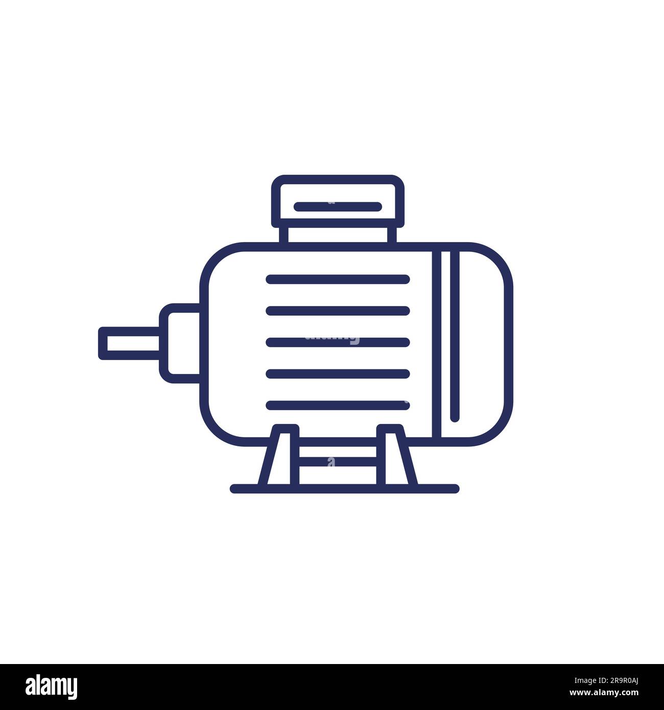 Electrical circuit motor Stock Vector Images - Alamy