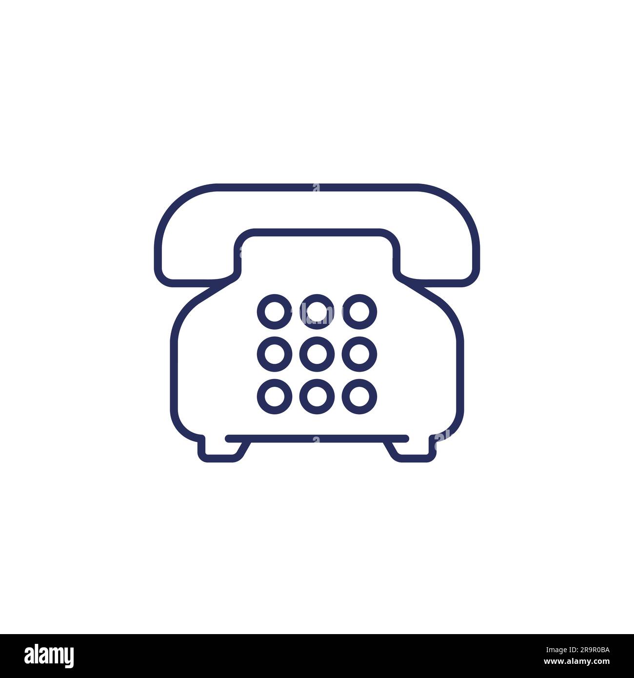 Push button dial telephone hi-res stock photography and images - Alamy