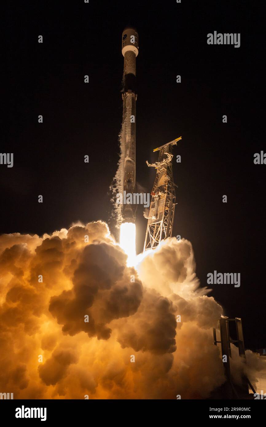 SWOT Launch. A SpaceX Falcon 9 rocket launches with the Surface Water ...