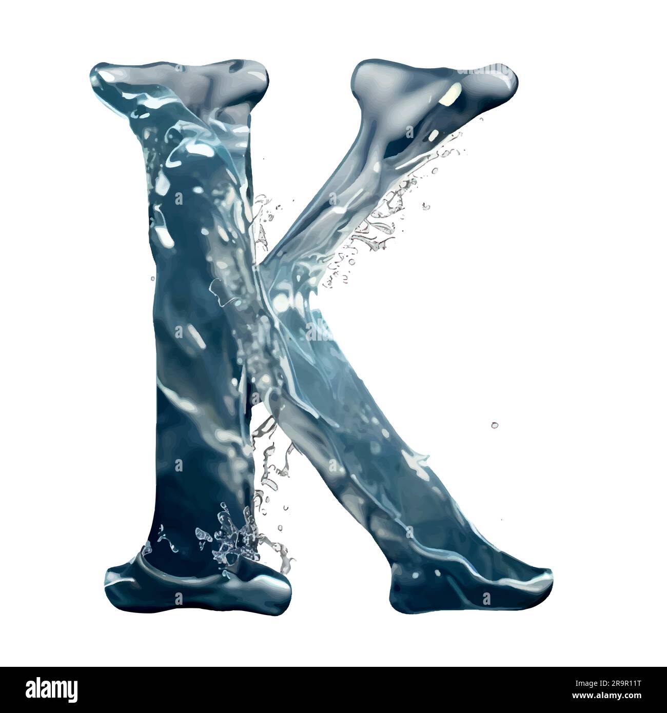 K in water Stock Vector Images - Alamy