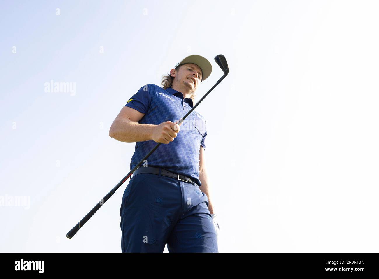 Captain Cameron Smith of Ripper GC seen on the driving range during the ...