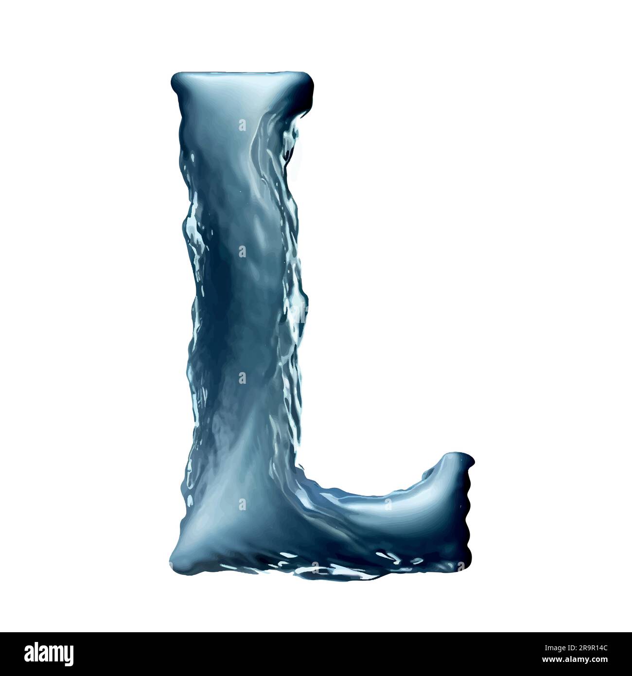 L Letter In Water