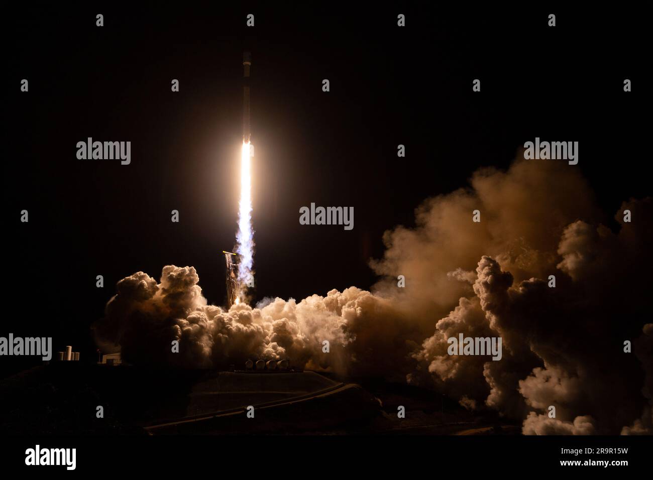 SWOT Launch. A SpaceX Falcon 9 rocket launches with the Surface Water ...
