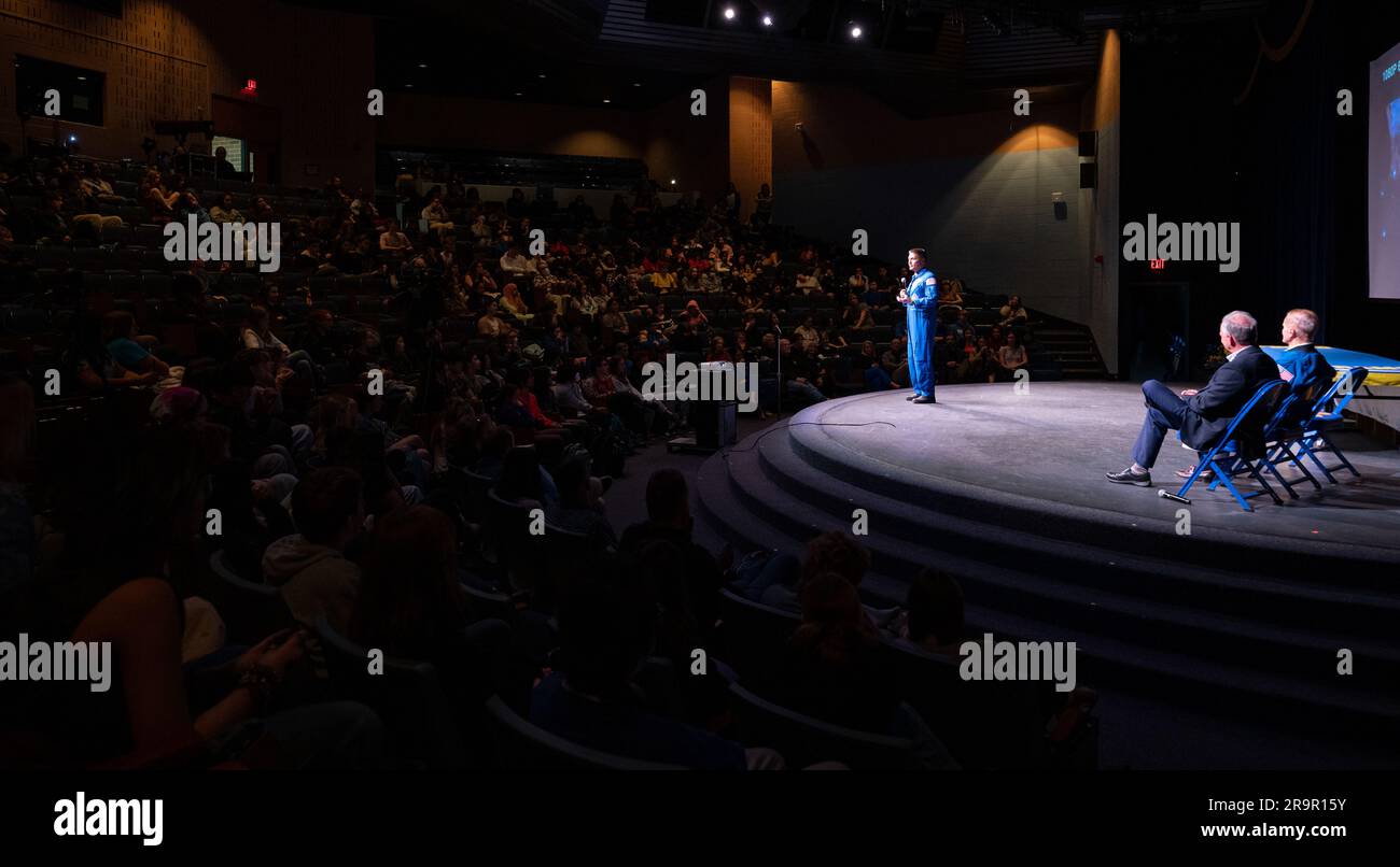 Astronaut Kjell Lindgren spoke at a STEM event with NASA Administrator ...