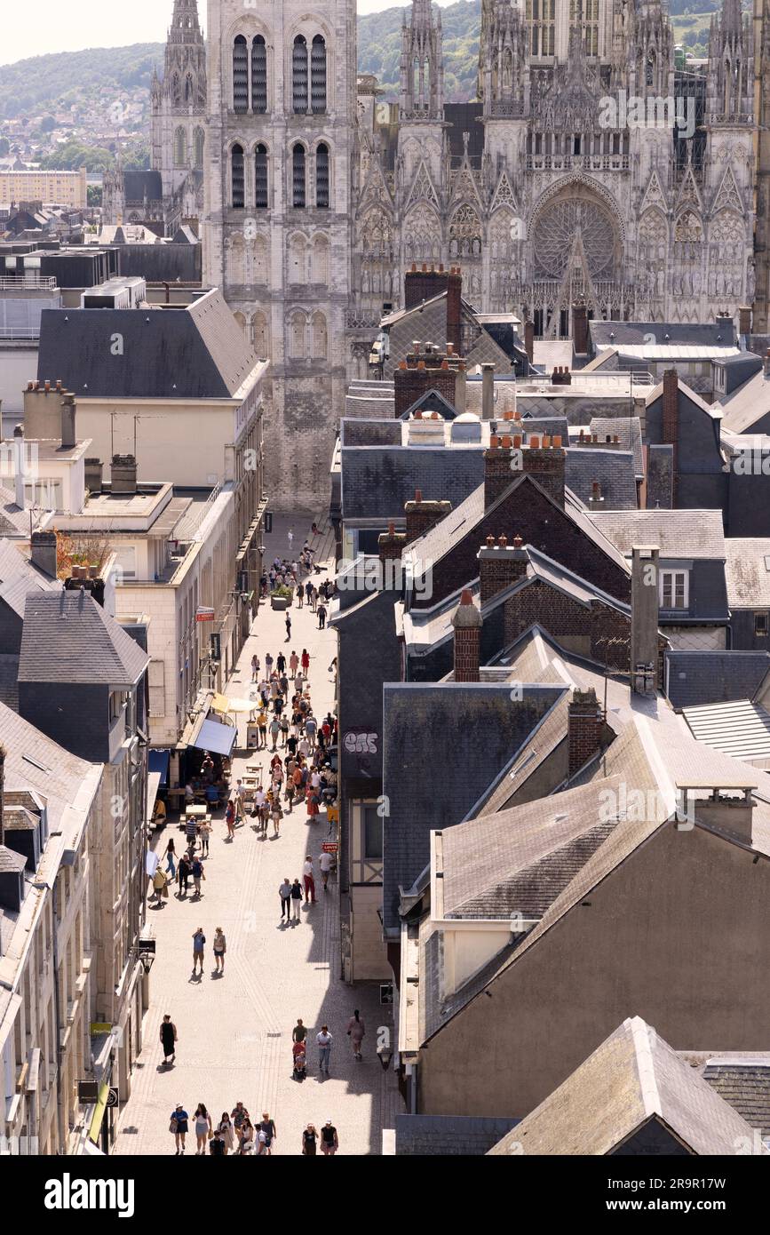 Rouen cathedral france hi-res stock photography and images - Alamy