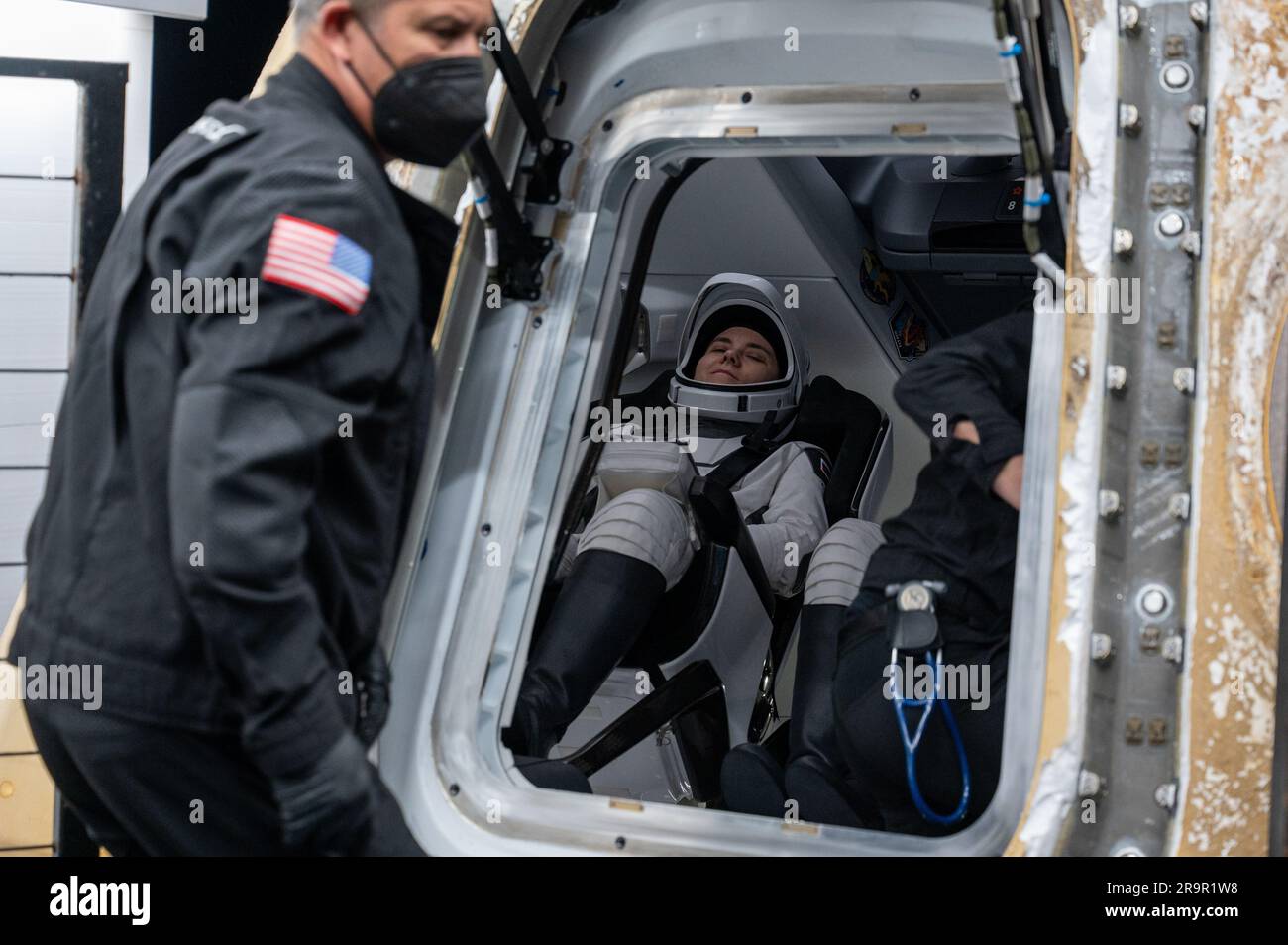NASA’s SpaceX Crew-5 Splashdown. Roscosmos cosmonaut Anna Kikina is ...