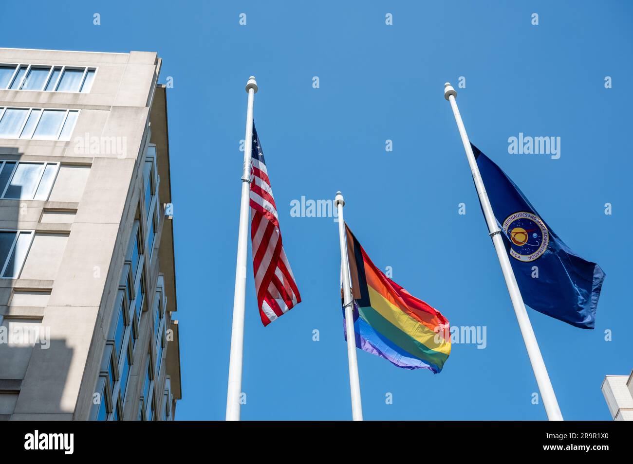 Pride Progress Flag Raising Ceremony at NASA HQ. The Pride Progress ...