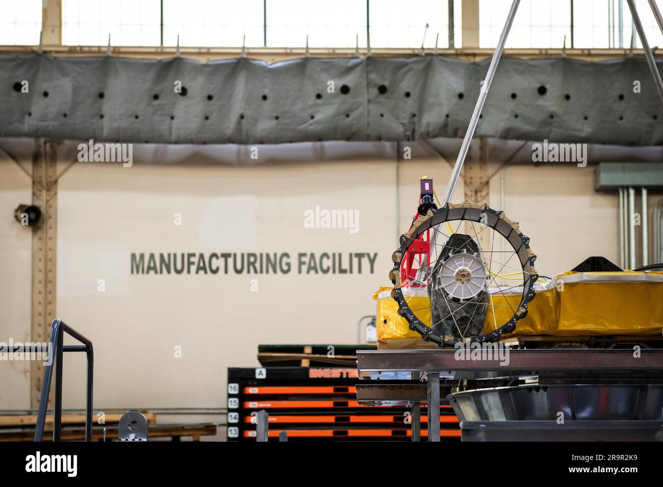 NASA’s VIPER robot underwent the Viper Egress Test at Building 50 in a ...