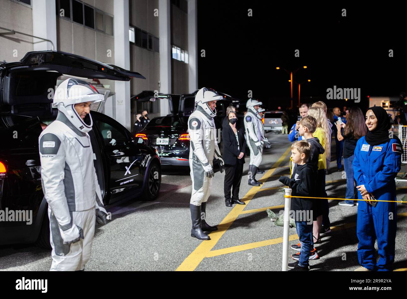 NASA’s SpaceX Crew-6 Launch - Astronauts walkout at O&C. NASA’s SpaceX ...