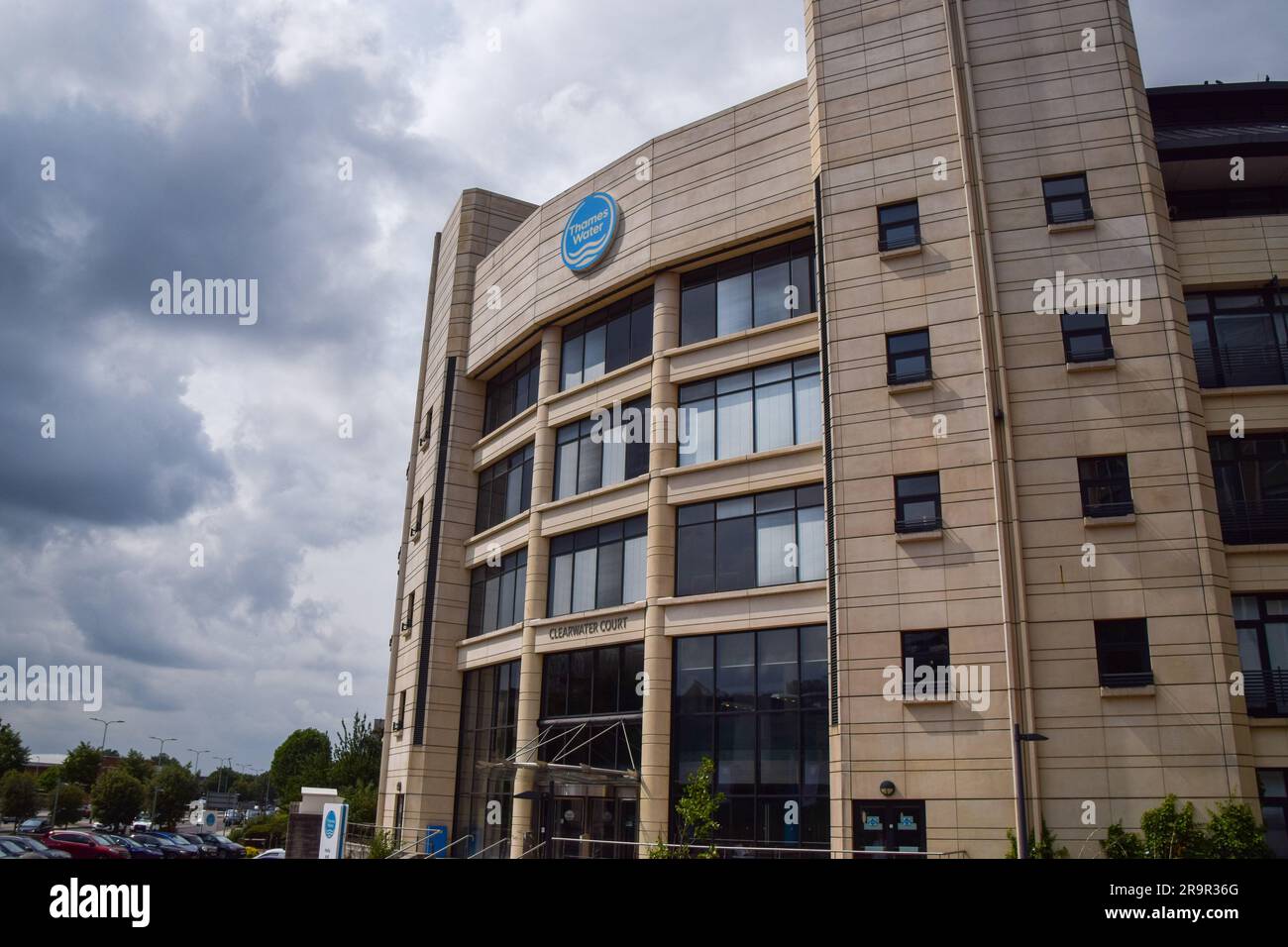 Reading, UK. 28th June 2023. Exterior view of the head office of Thames ...