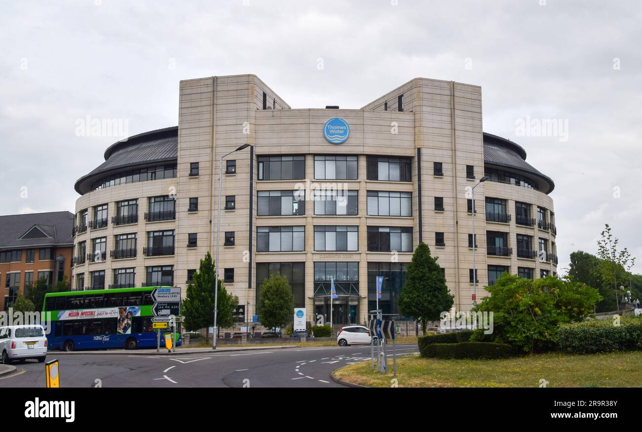 Reading, UK. 28th June 2023. Exterior view of the head office of Thames ...