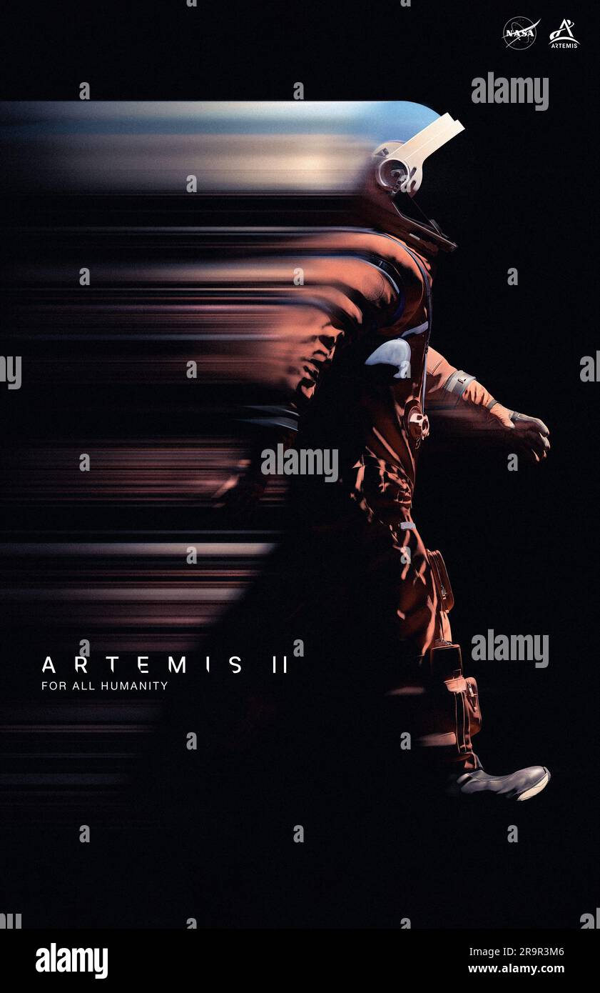 Artemis II Poster - 11 x 17. Stylized poster for NASA's Artemis II ...