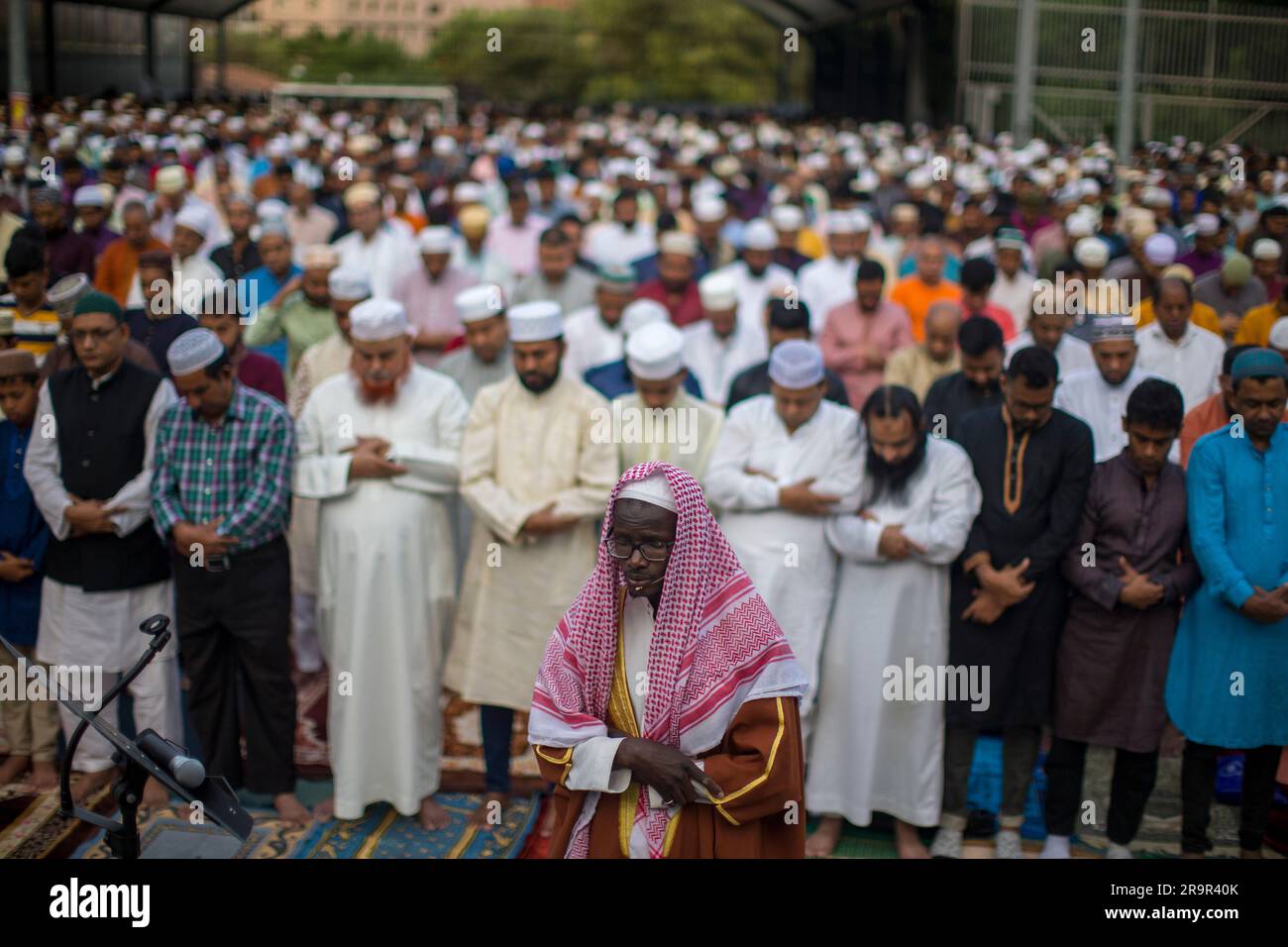 Madrid, Spain. 28th June, 2023. Imam Ali Shek, in front during the ...