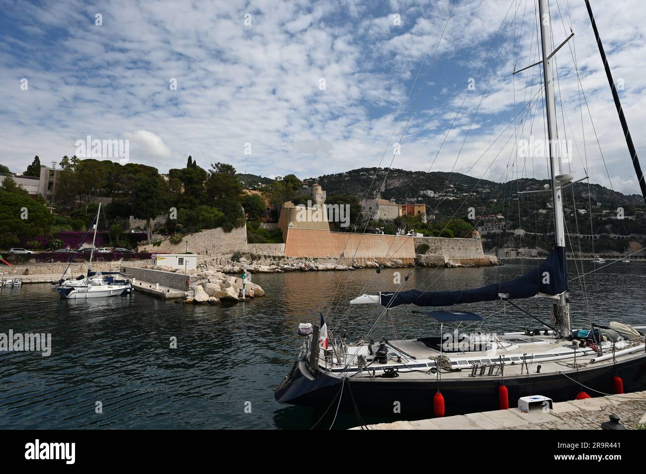 Villefrance sur mer - French Riviera Stock Photo - Alamy