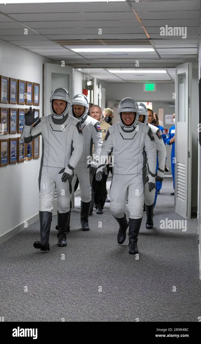 NASA’s SpaceX Crew-6 Live Launch Coverage (Scrub). NASA’s SpaceX Crew-6 astronauts walk down the ...