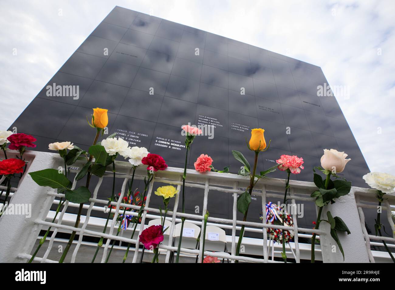 Day of Remembrance 2023. Kennedy Space Center workers and guests placed ...