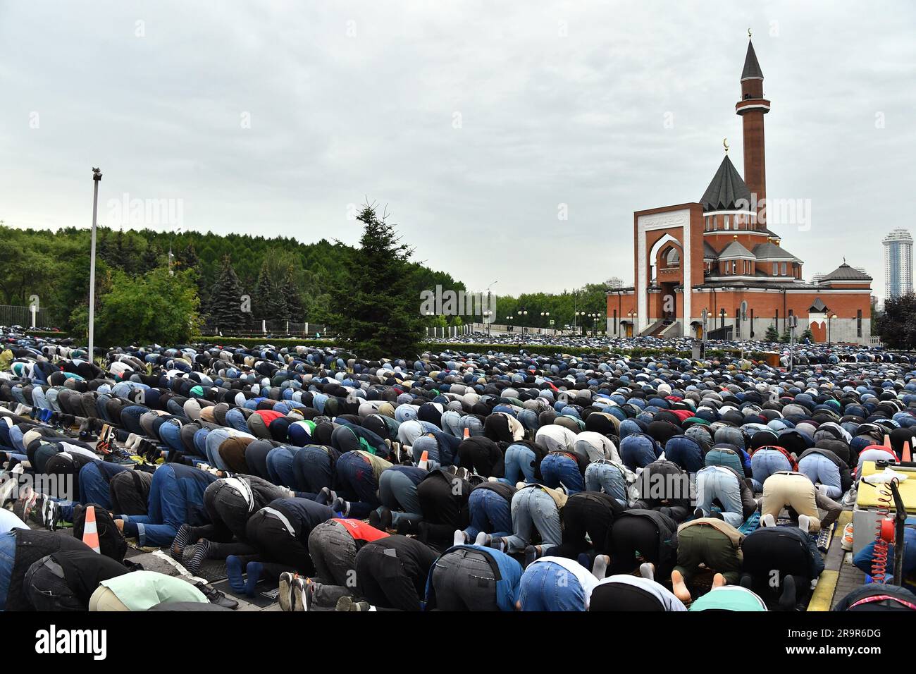 Moscow, Russia. 28th June, 2023. Feast of the Sacrifice of Eid al-Adha ...