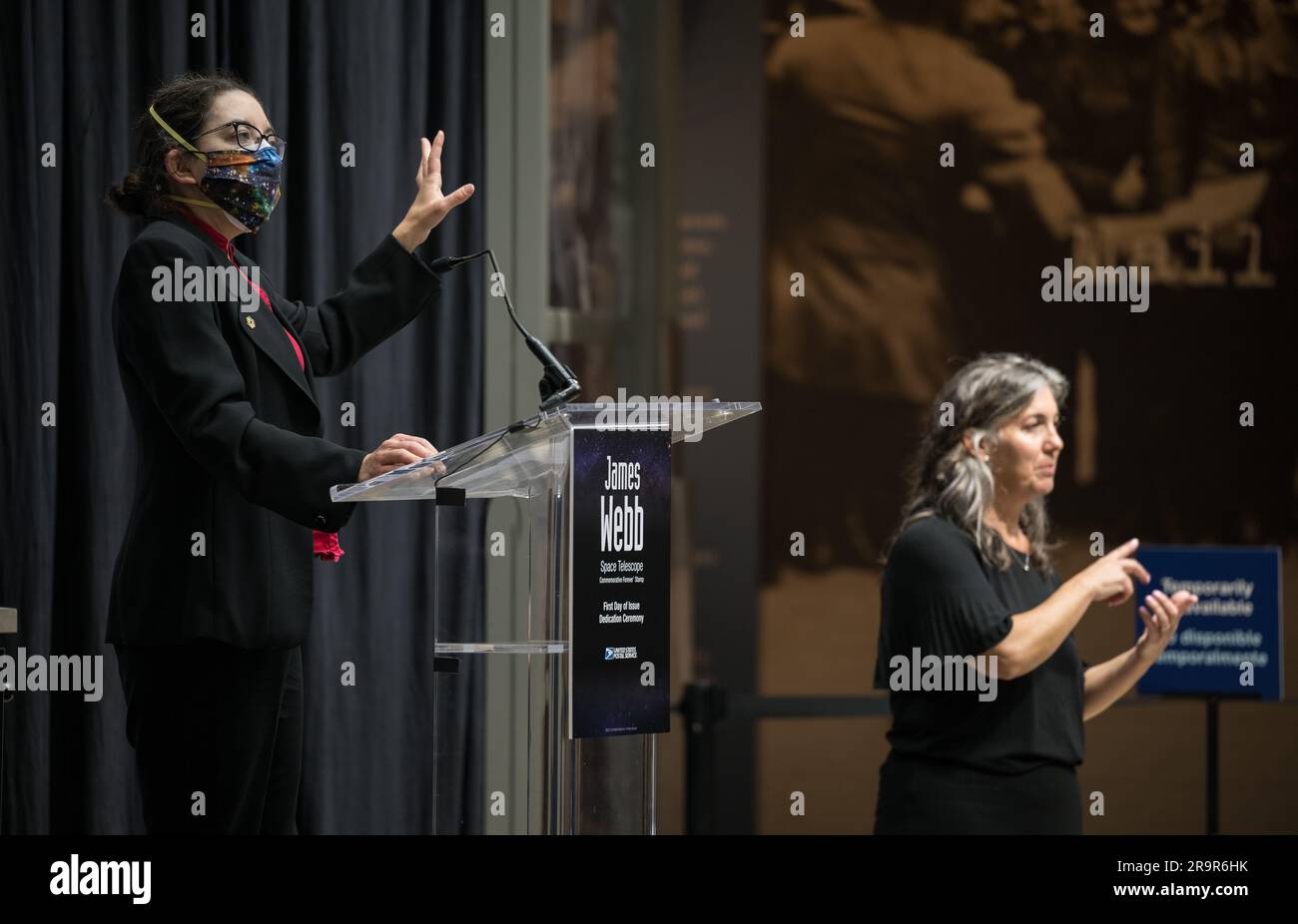 JWST Stamp Issuance Ceremony. NASA’s Goddard Space Flight Center Webb ...