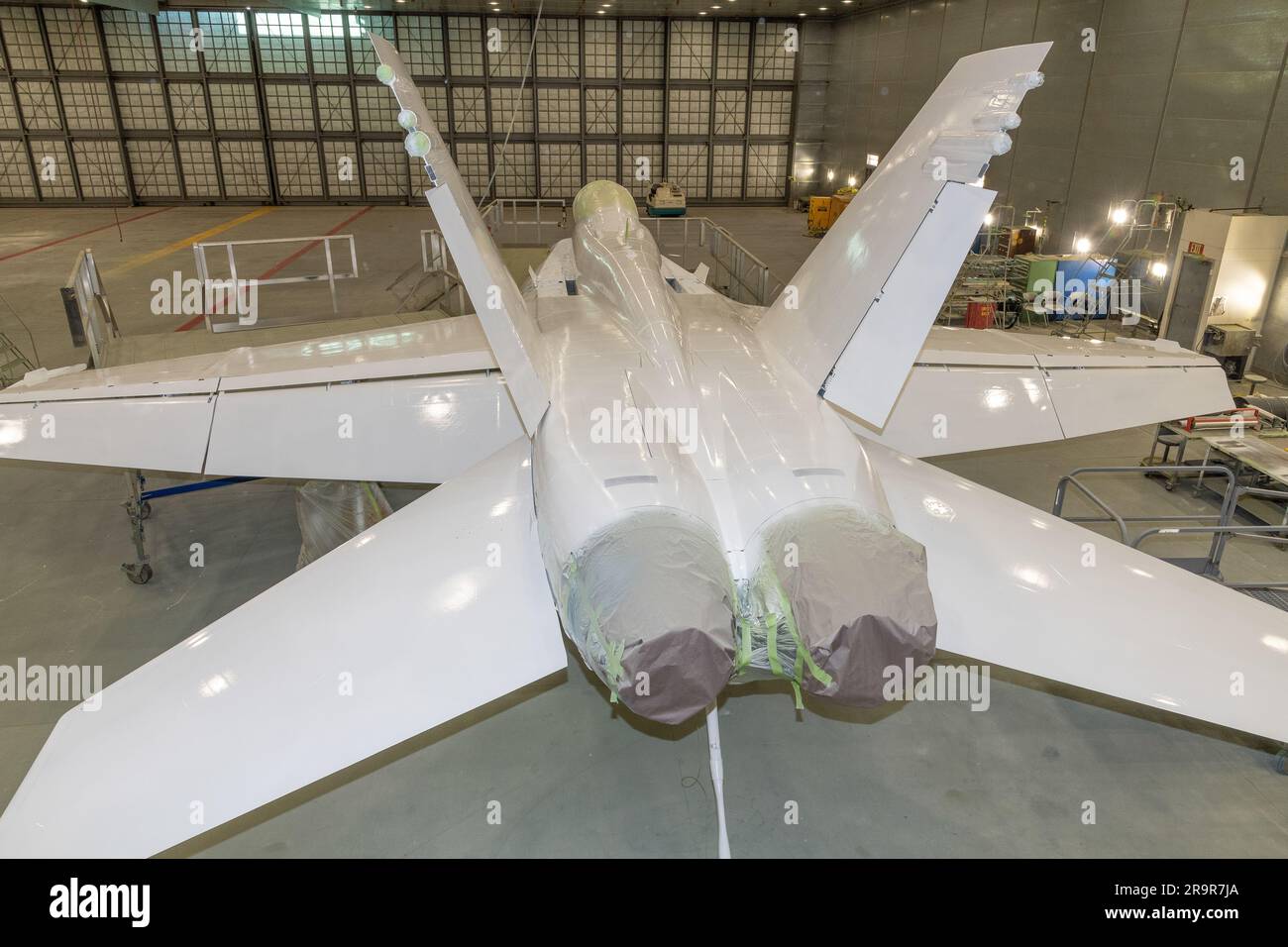 . NASA 862, which is an F/A-18D based at NASA’s Armstrong Flight ...
