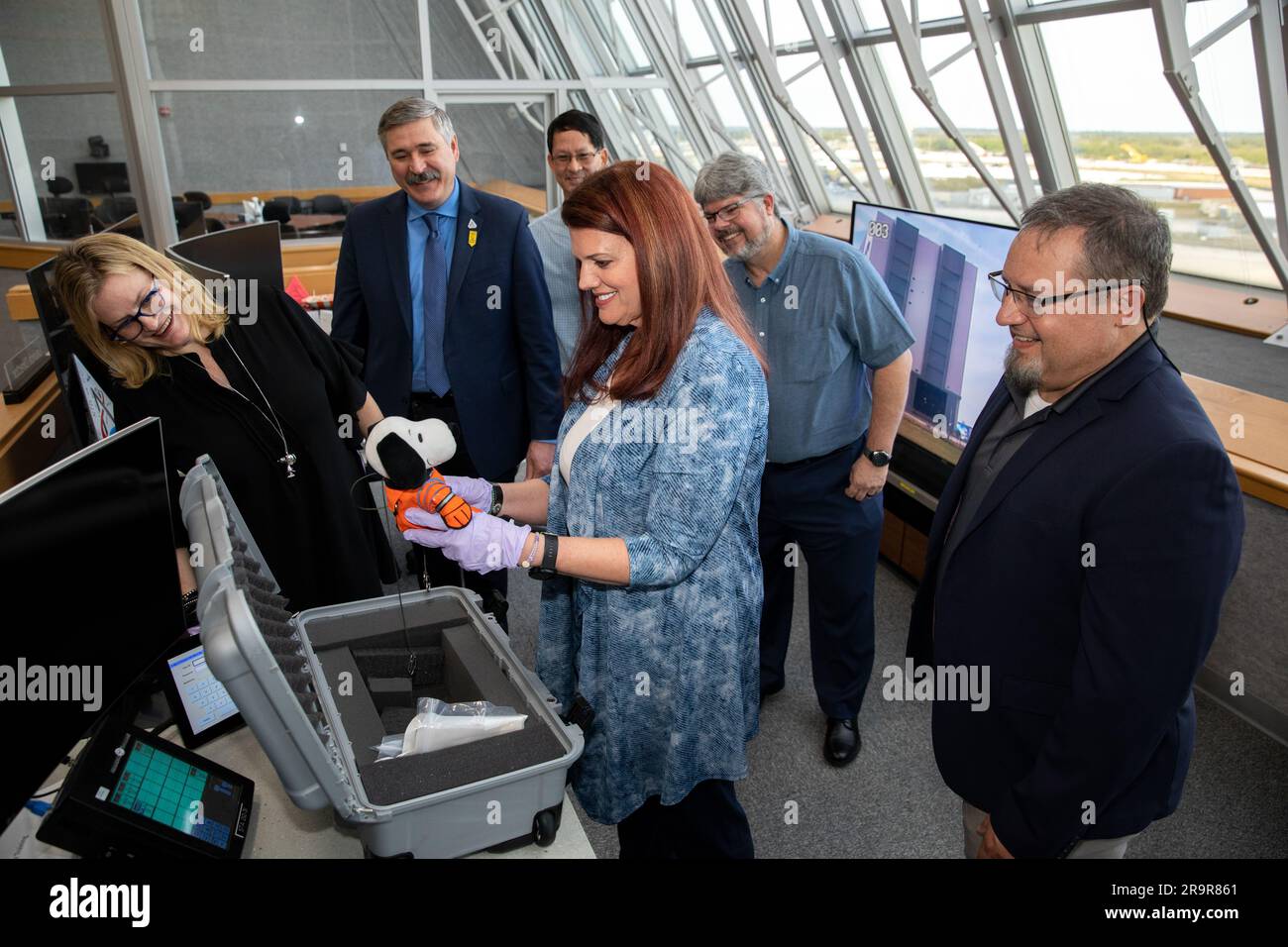 Snoopy Handover from Artemis Team to Peanuts Crew. Artemis Launch ...