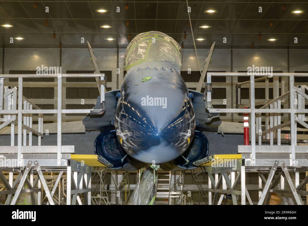 . NASA 862, which is an F/A-18D based at NASA’s Armstrong Flight ...