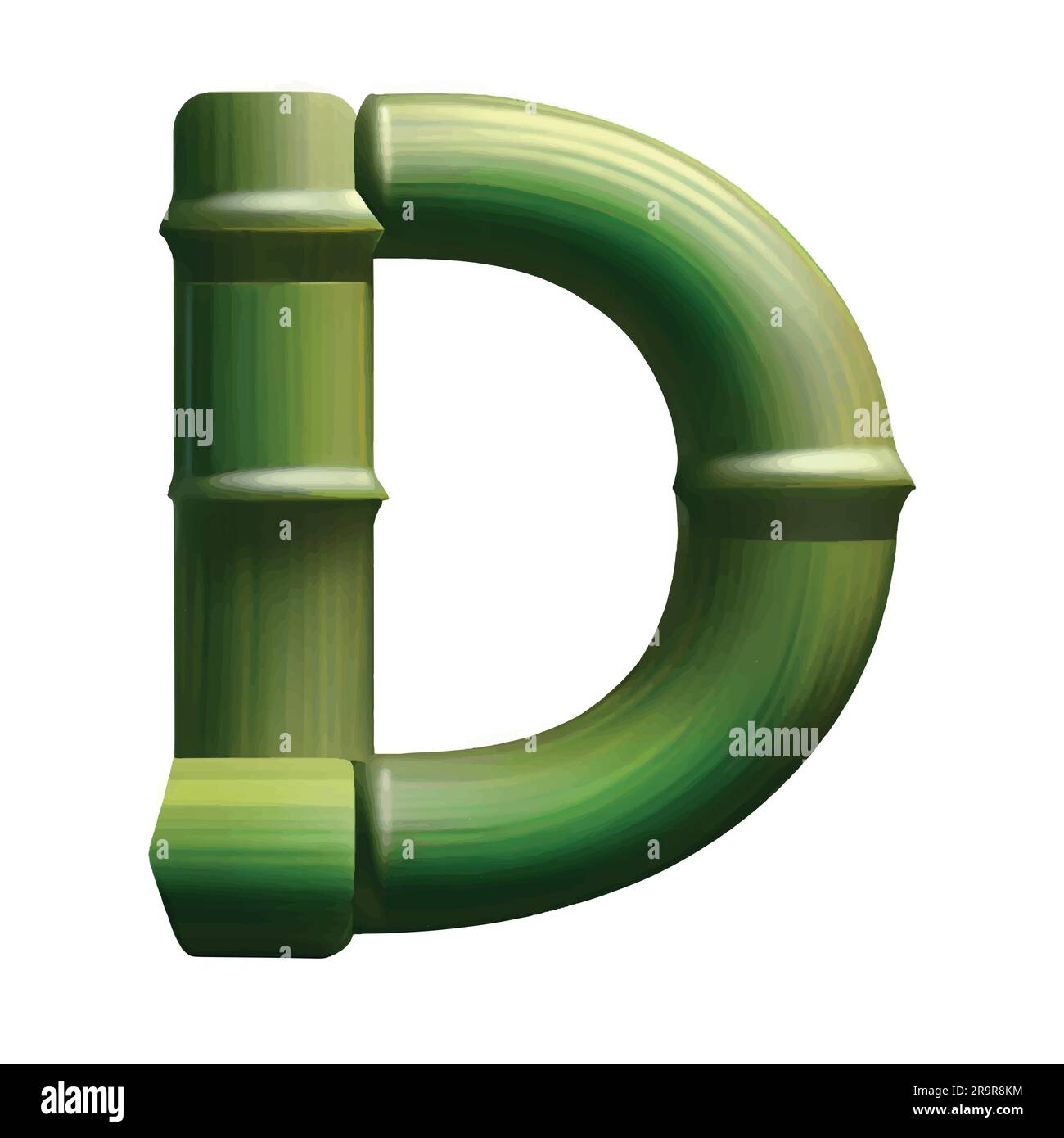 Green Letter D Letter D Emerald Dark Green Glitter Effect Alphabet
