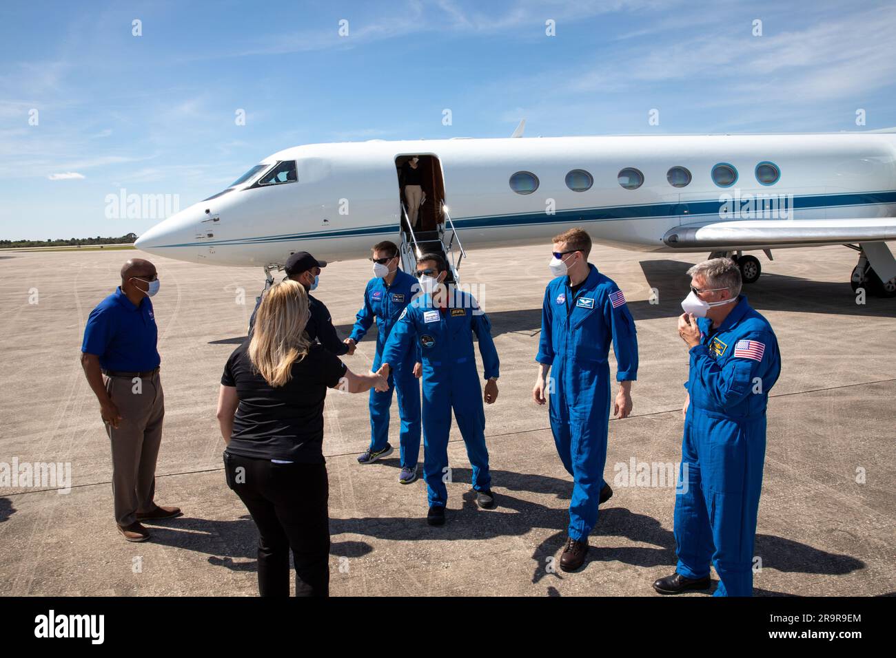 NASA/SpaceX Crew-6 Astronauts Arrival. Kennedy Space Center Deputy ...