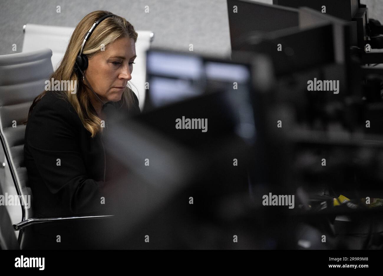 Nasa monitored countdown crew hi-res stock photography and images - Alamy