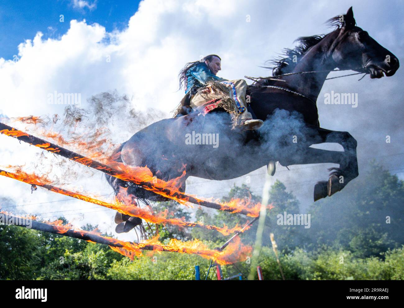 Neu Damerow, Germany. 27th June, 2023. The 72-year-old "professional ...