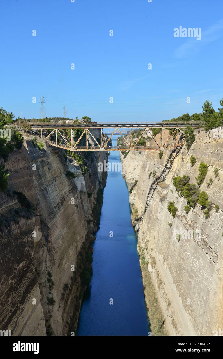 The Corinth Canal is a canal that connects the Gulf of Corinth with the ...
