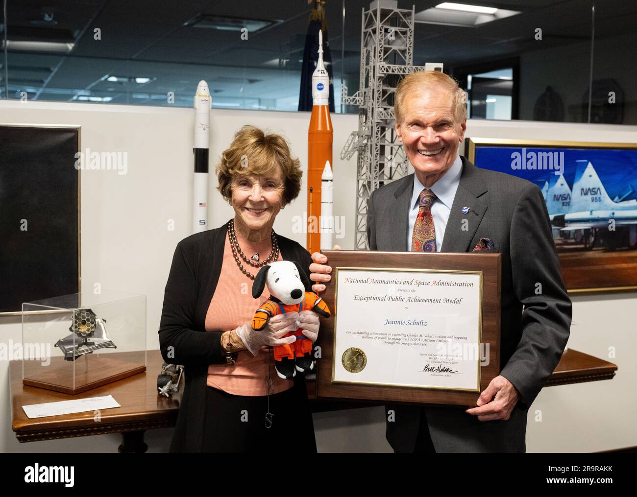NASA Administrator Meets with Jeannie Schulz. NASA Administrator Bill ...