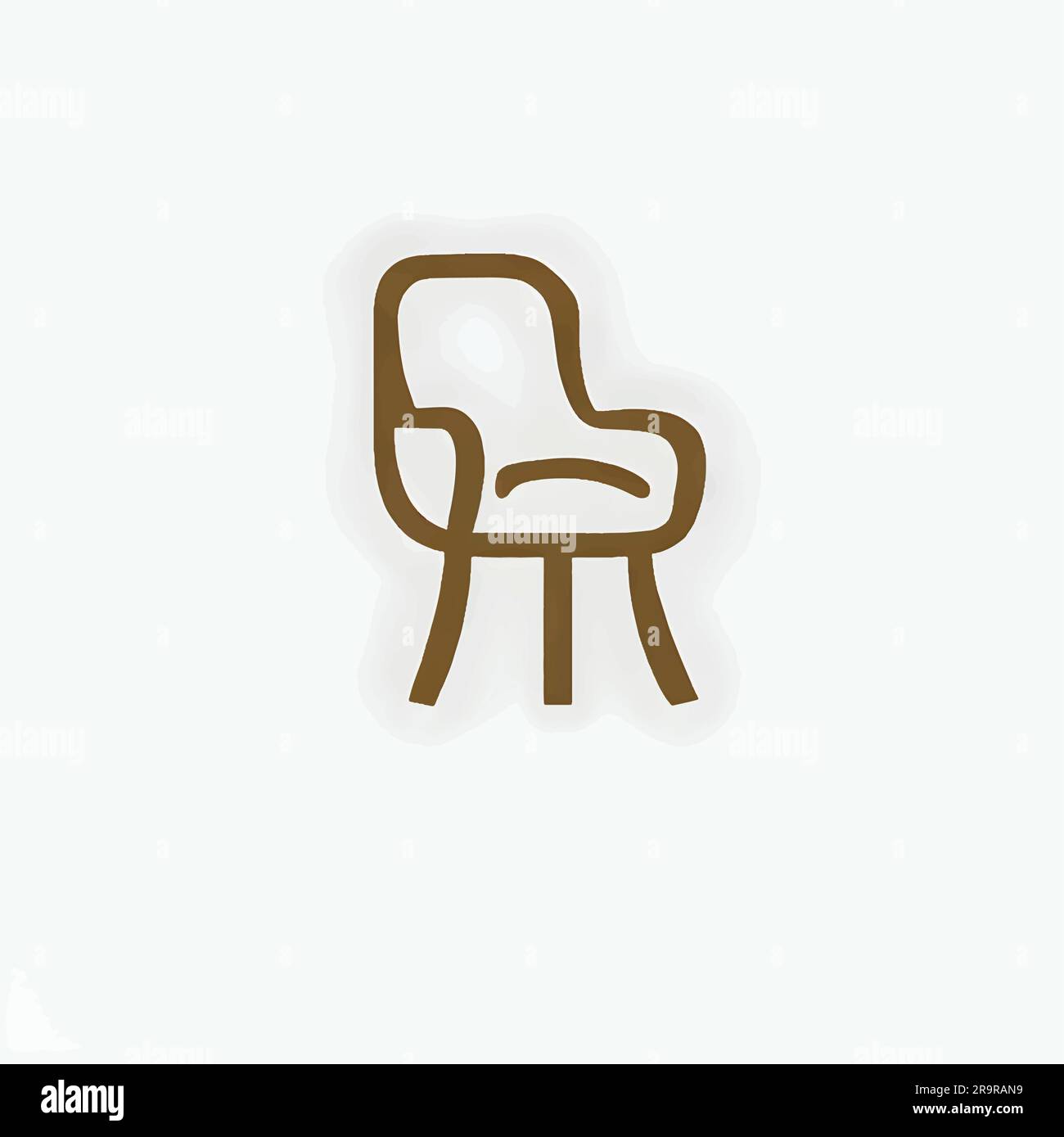 Chair logo hi-res stock photography and images - Alamy