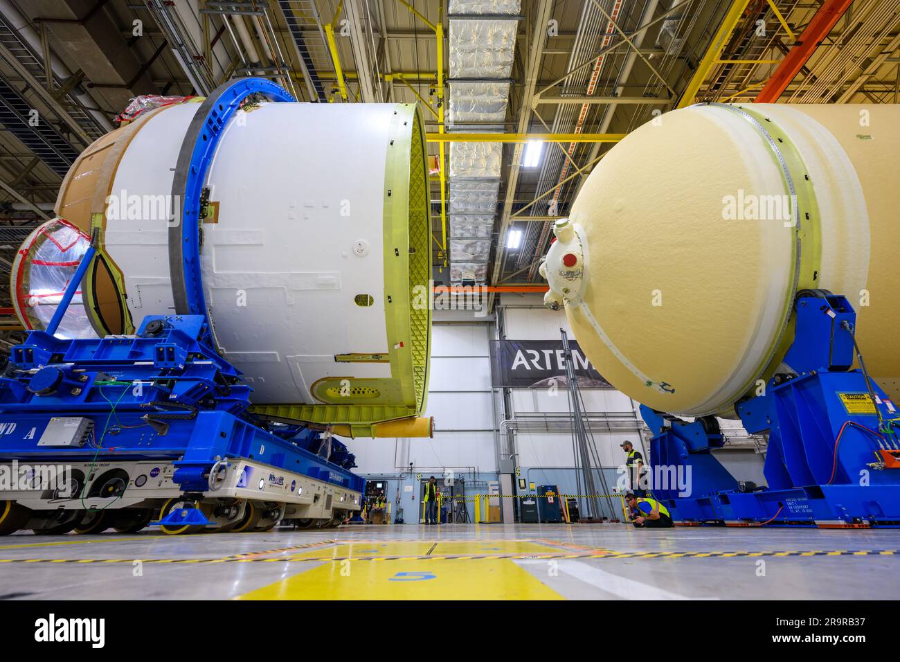 . Technicians at NASA’s Michoud Assembly Facility in New Orleans moved ...