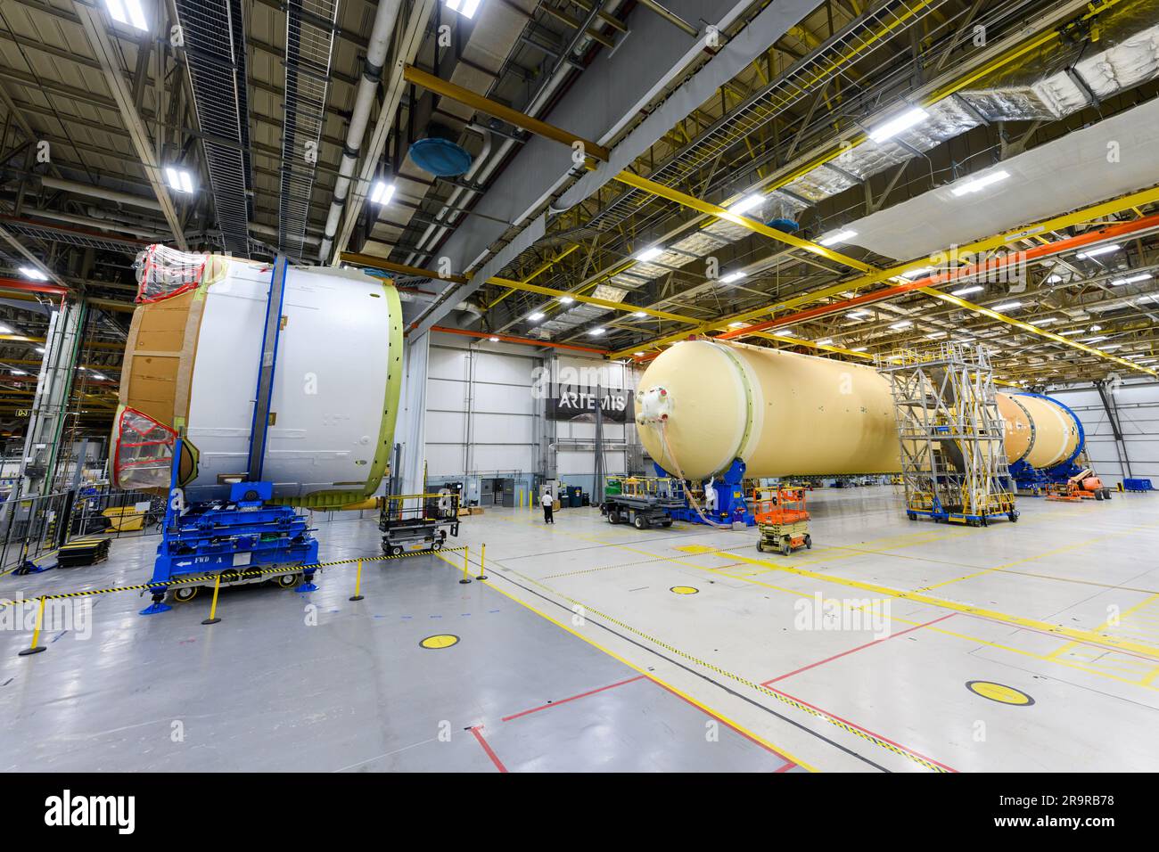 . Technicians at NASA’s Michoud Assembly Facility in New Orleans moved ...