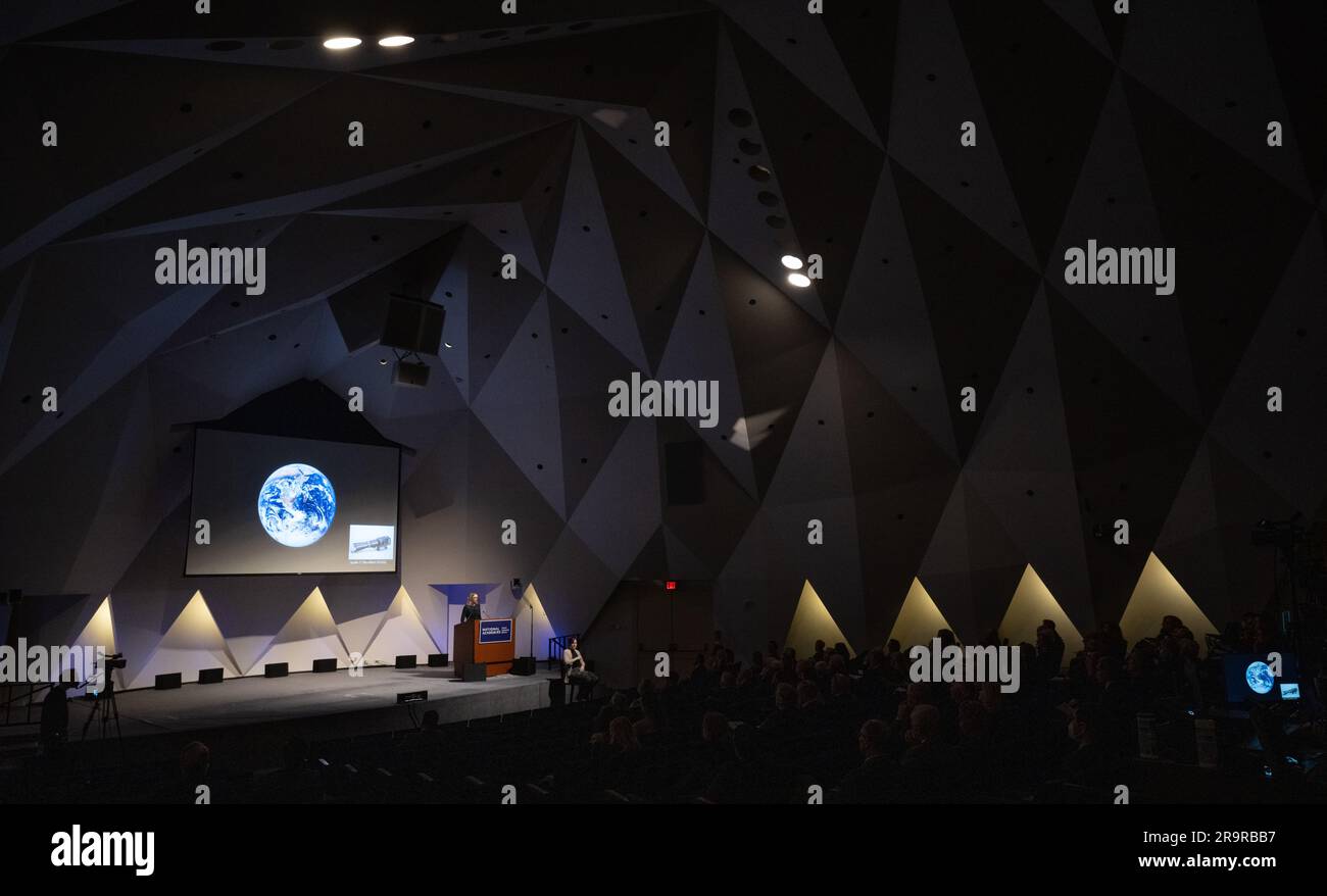 Apollo 17 50th Anniversary Celebration. Teasel Muir-Harmony, curator of ...