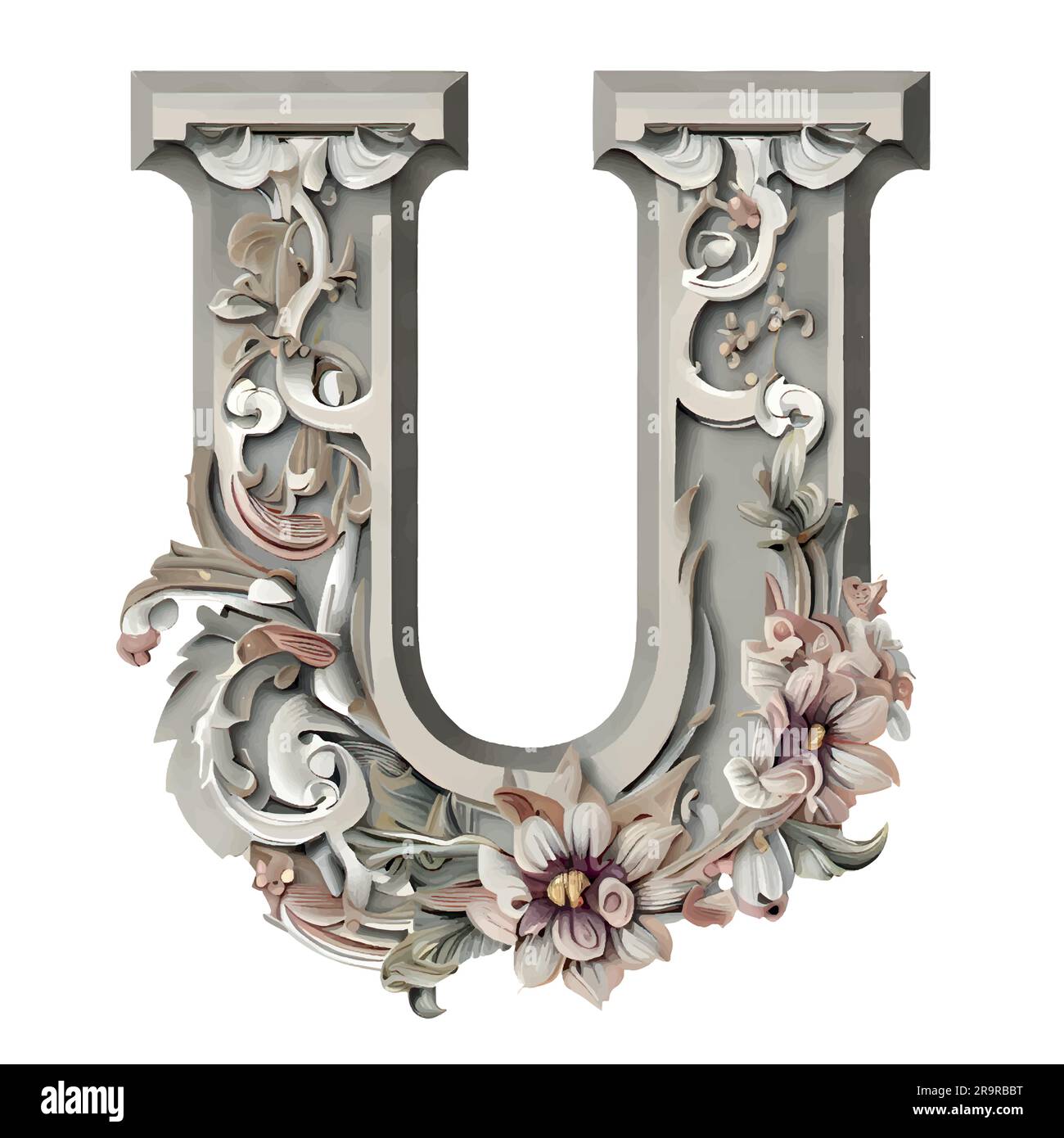 U z letter hi-res stock photography and images - Alamy